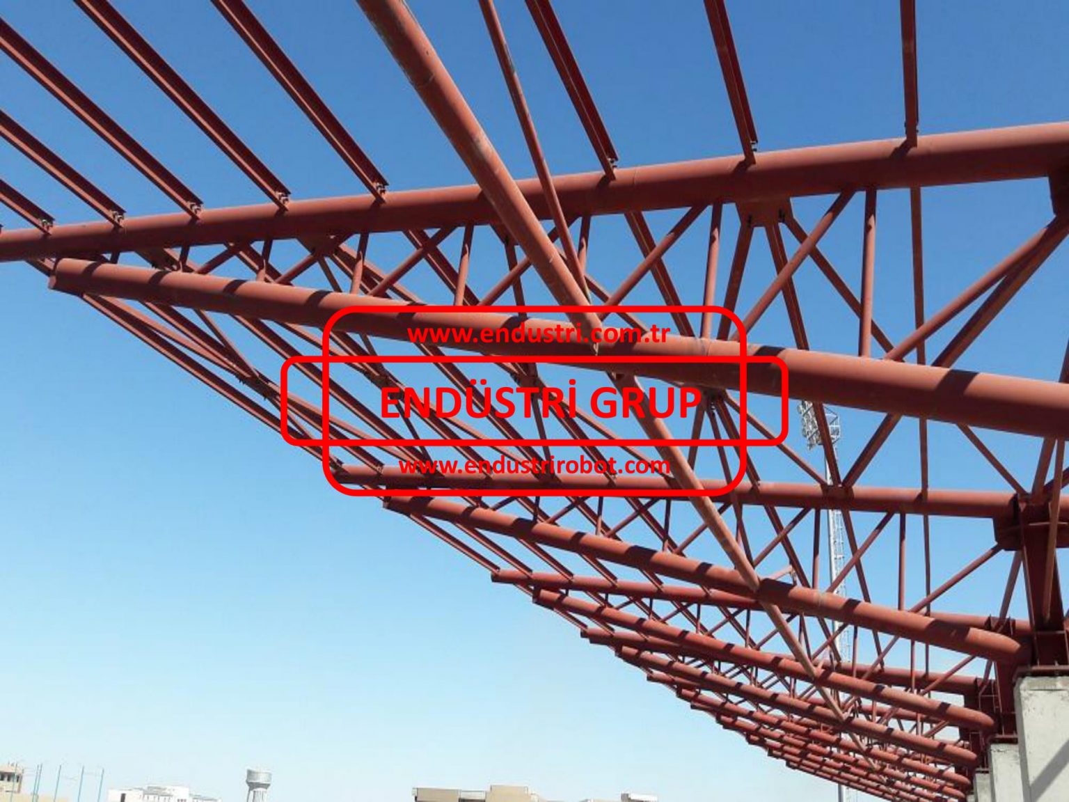 Çelik çatı petek kirişleri | Endüstri Grup Robot